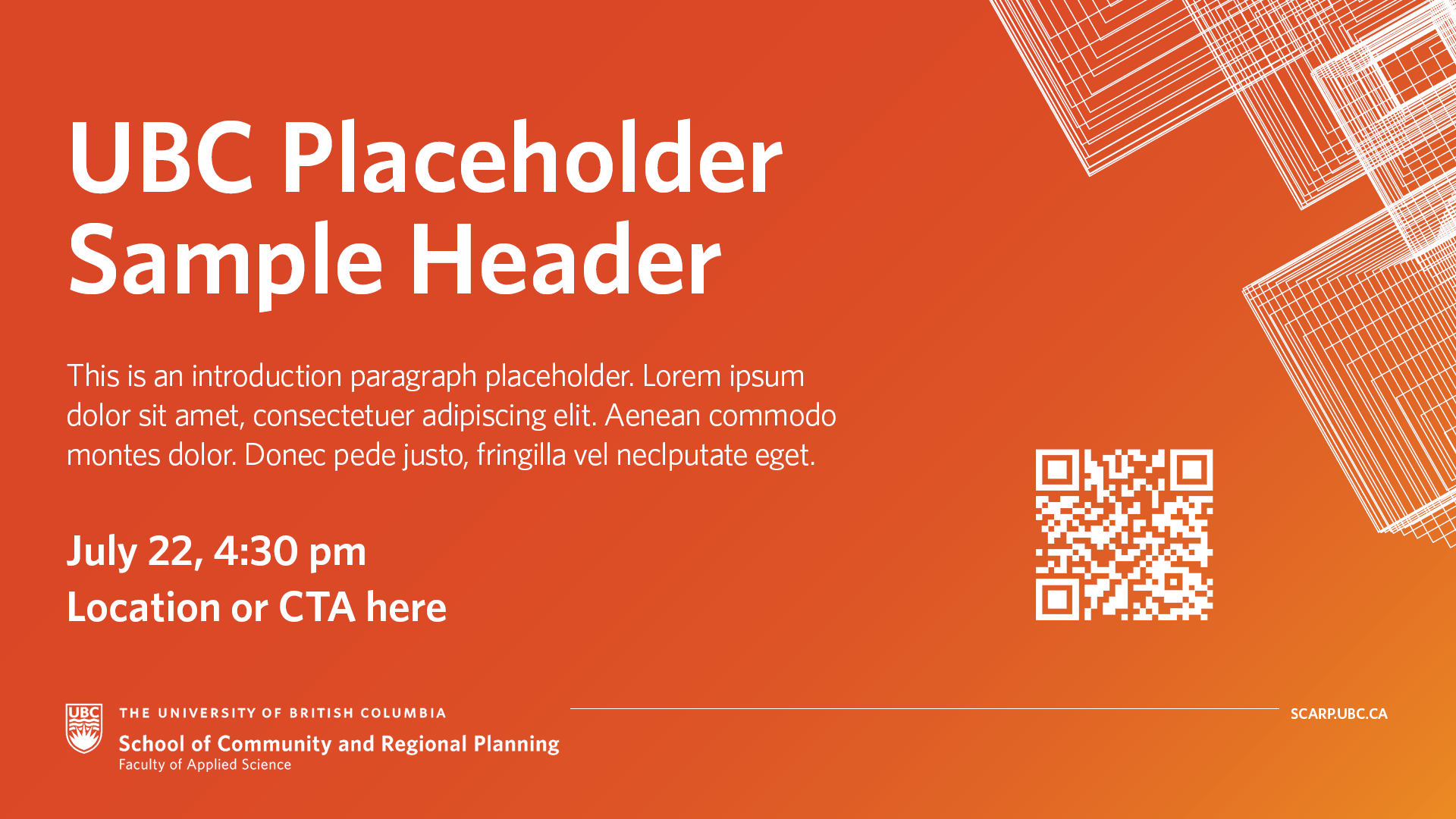 Digital Signage - UBC Applied Science Brand